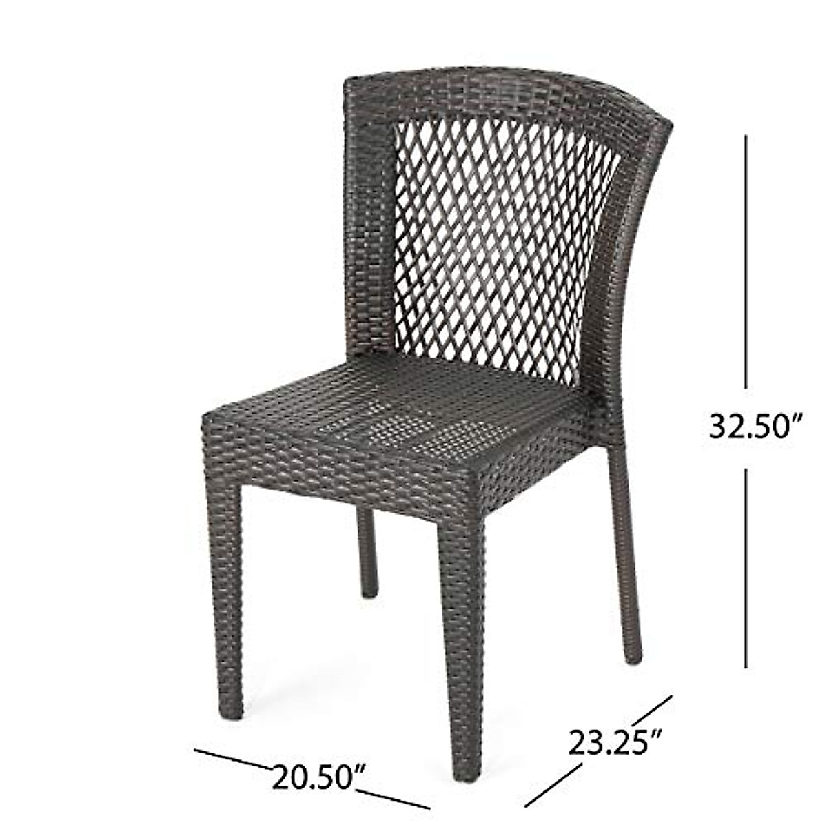 Christopher Knight Home Dusk Outdoor Wicker Chairs, 2-Pcs Set, Multibrown