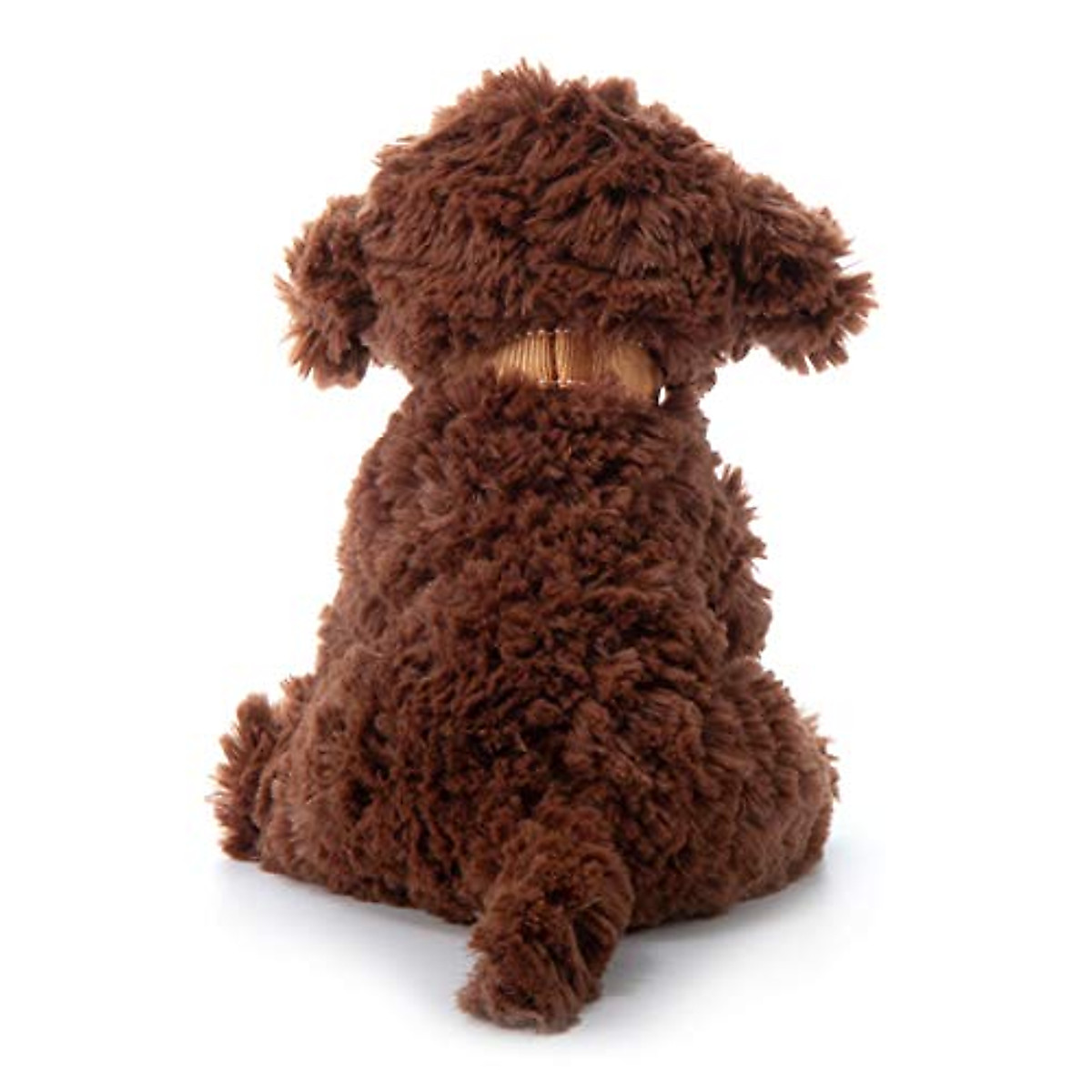 The Petting Zoo Scruffy Dog Stuffed Animal, Gifts for Kids, Chocolate Brown Dog Plush Toy 10 Inches