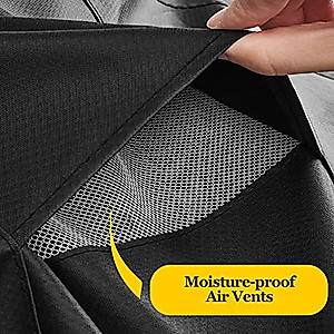 SELUGOVE Patio Furniture Covers, 72inch Round Bar Height Table and Chair Cover, Anti-Fading Cover for Outdoor Furniture Set, UV Resistant