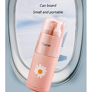 Household items Travel mouthwash Cup Set, Outdoor Toothbrush Storage Box, Portable wash Cup Set, Durable Travel wash Cup, Pink