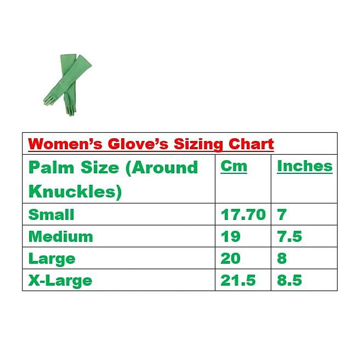 "NA" Women's Genuine Sheep Leather Unlined Long Opera Elbow Length Evening Party Dress Gloves (50-52 cm) by LEATHER CANADA (Green, Large)