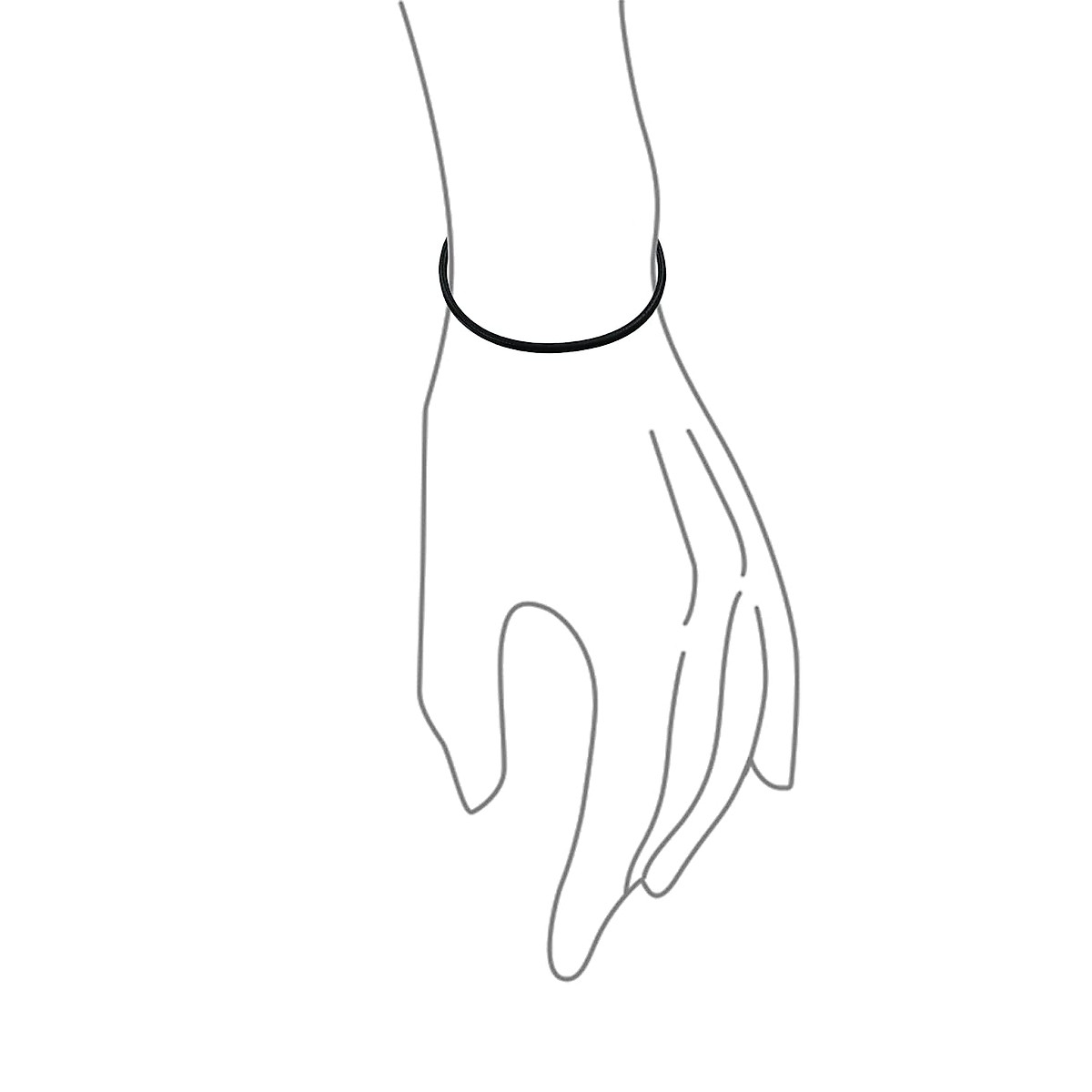 Starter Black Genuine Leather Bracelet For Women Teen Fits European Beads Charm .925 Sterling Silver Barrel Clasp 8 Inch