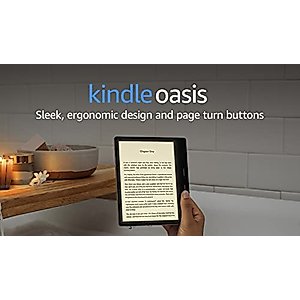 Kindle Oasis – With 7” display and page turn buttons - Without Lockscreen Ads