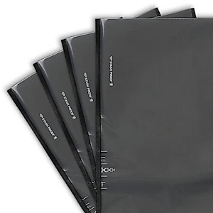 Stash-Proof Vacuum Seal Bags - 11" x 24", Black and Clear - 5.5 Mil Thickness - Ideal for Home and Industrial Food Storage - Sealer Bags - Pack of 50