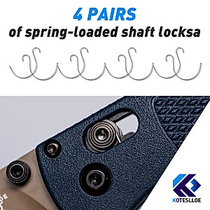 4 Pairs Omega Replacement Springs for Axis Lock Benchmade 940/535/ 555/556/ 557/707/ 533/ Hogue k390/ Griptillian Mini/Adamas