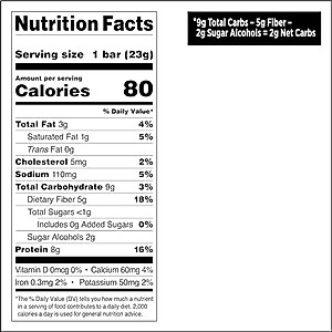 Quest Nutrition Mini Cookies & Cream Protein Bars, 8g Protein, 1g Sugar, 2g Net Carbs, Gluten Free, 14 Count