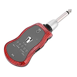 Bnineteenteam Guitar Effector, USB Rechargeable Battery and Guitar Effector, Super Portable Guitar Transmitter Receiver with 5 Sound Modes Accessory Mixer Supplies