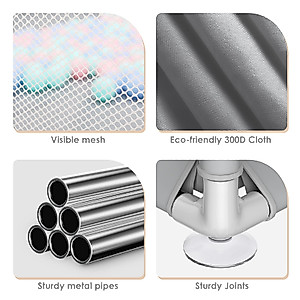 79" ×71" Extra Large Baby Playpen, Big Play Pens for Babies and Toddlers, Gap-Free, Climb-Proof Baby Playards for Indoor Fun, Baby Gate Playpen with Zippered Door and Storage Bag