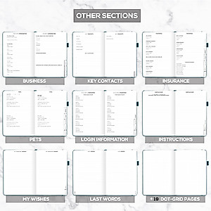 Clever Fox End of Life Planner – Final Arrangements Organizer for Beneficiary, Will Preparation, Last Wishes & Funeral Planning, A4 (Dark Teal)