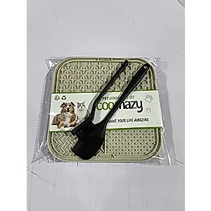 Coomazy Lick Mat for Dog and Cat, Slow Feeder & Non-Slip Design, Boredom and Anxiety Reducer, Suitable for Food, Treats, Yogurt, Peanut Butter and Liver Paste, BPA-Free, Non-Toxic, 2-Packs