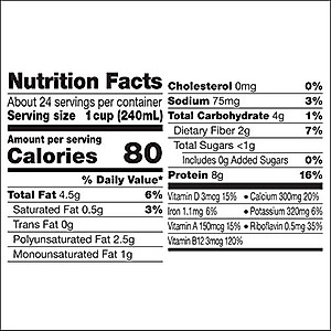 Silk Shelf-Stable Organic Soy Milk, Unsweetened, Dairy-Free, Vegan, Non-GMO Project Verified,32 Fl Oz(Pack of 6)