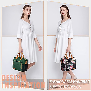 TuErCao Insulated Lunch Bags for Women Men - Freezable Leakproof Adult Lunch Box for Work Office School - Reusable Lunch Tote Bag Portable Soft Side Cooler Bag for Travel Beach Picnic Camping