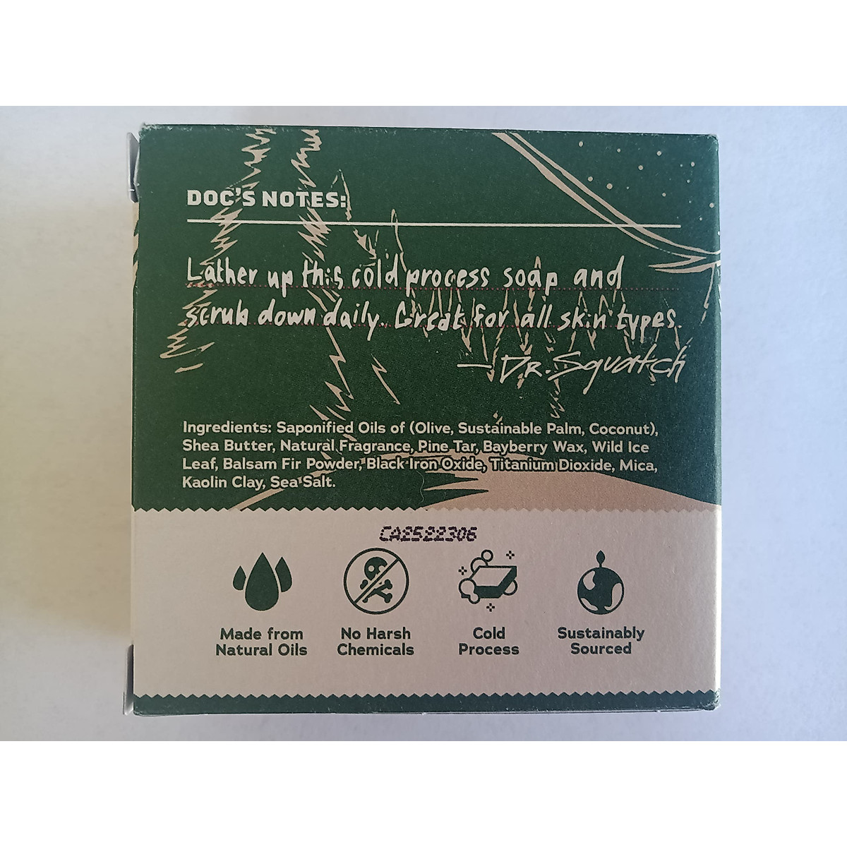 SOAP BAR SNOWY PINE TAR