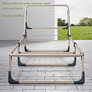 ABaippj Adjustable Zero Gravity Folding Reclining Lounge Chair with Pillow, Portable Chaise Lounge Chair, Great for Outdoor Patio Lawn Beach Pool Sunbathing, Supports 440lbs