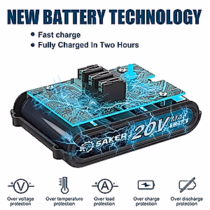 Saker Mini Chainsaw,Portable Electric Best Chainsaw Cordless,Small Handheld Chain Saw Pruning Shears Chainsaw for Tree Branches, Courtyard and Garden(SAKER MINI CHAINSAW + 2 BATTERIES)