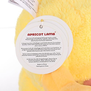 Apricot Lamb Toys Plush Velvet Duck Stuffed Animal Soft Cuddly Perfect for Child (Velvet Duck,8.5 Inches)