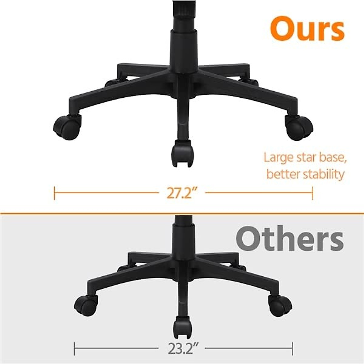 Adjustable Ergonomic Mesh Swivel Office Chair Brown (D Talla ?nica)