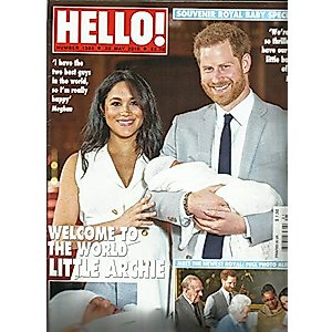 HELLO! MAGAZINE WELCOME TO THE WORLD LITTLE ARCHIE MAY, 20th 2019