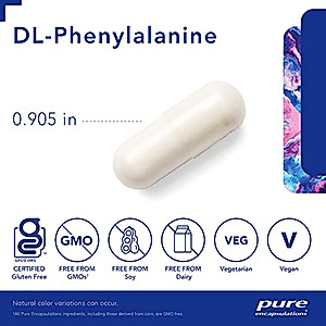 Pure Encapsulations DL-Phenylalanine | Amino Acid Supplement for Memory and Focus, Joints, Muscles, and Cognitive Support* | 90 Capsules
