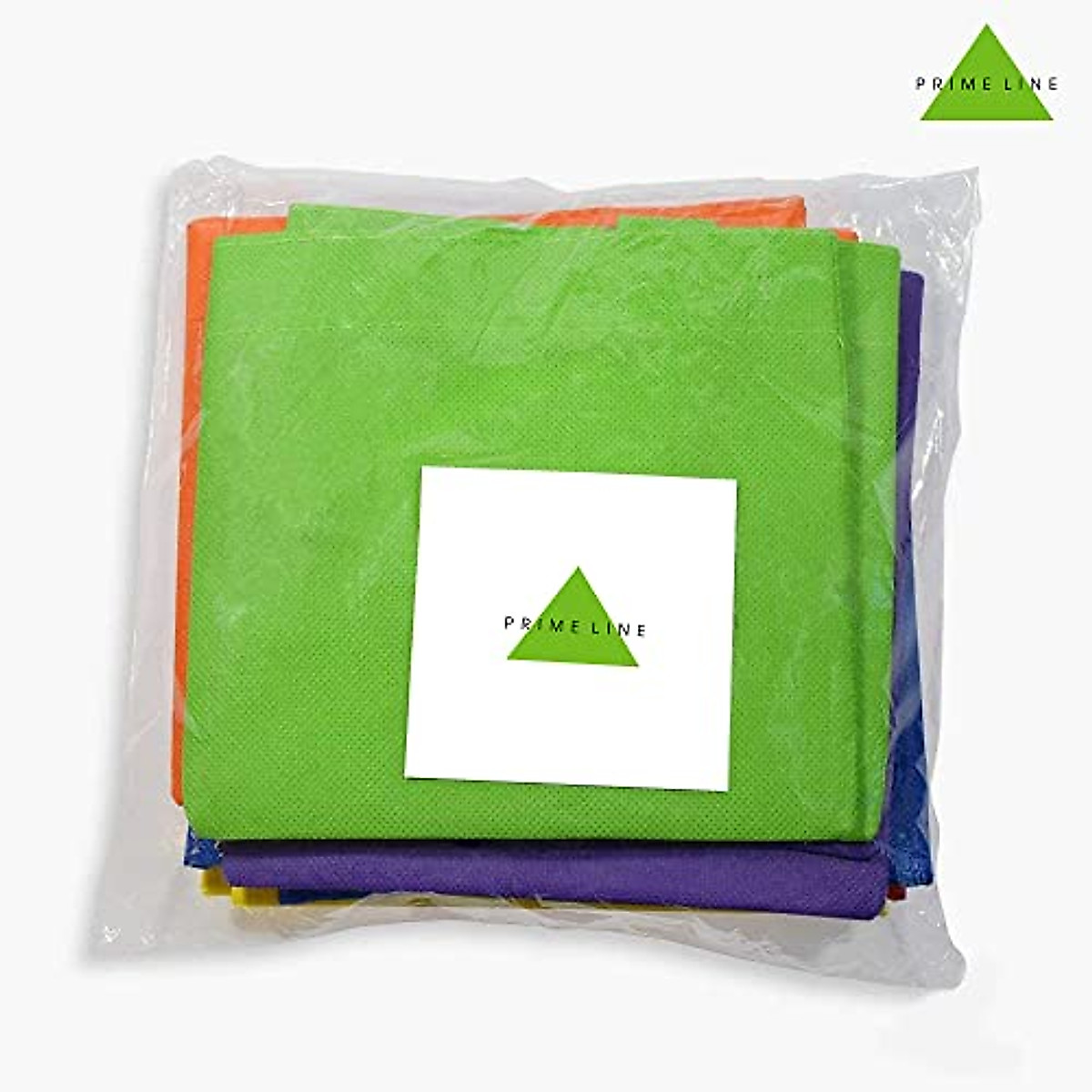 Kids Gift Bags - 12 Pack 6x6 Inch Extra Small Fabric Git Bags with Handles, Multi Color Cloth Fabric Reusable Totes Bulk, Neon Party Favor Bag for Kids Birthdays Parties, Gifts, Goodies, Treats, Candy