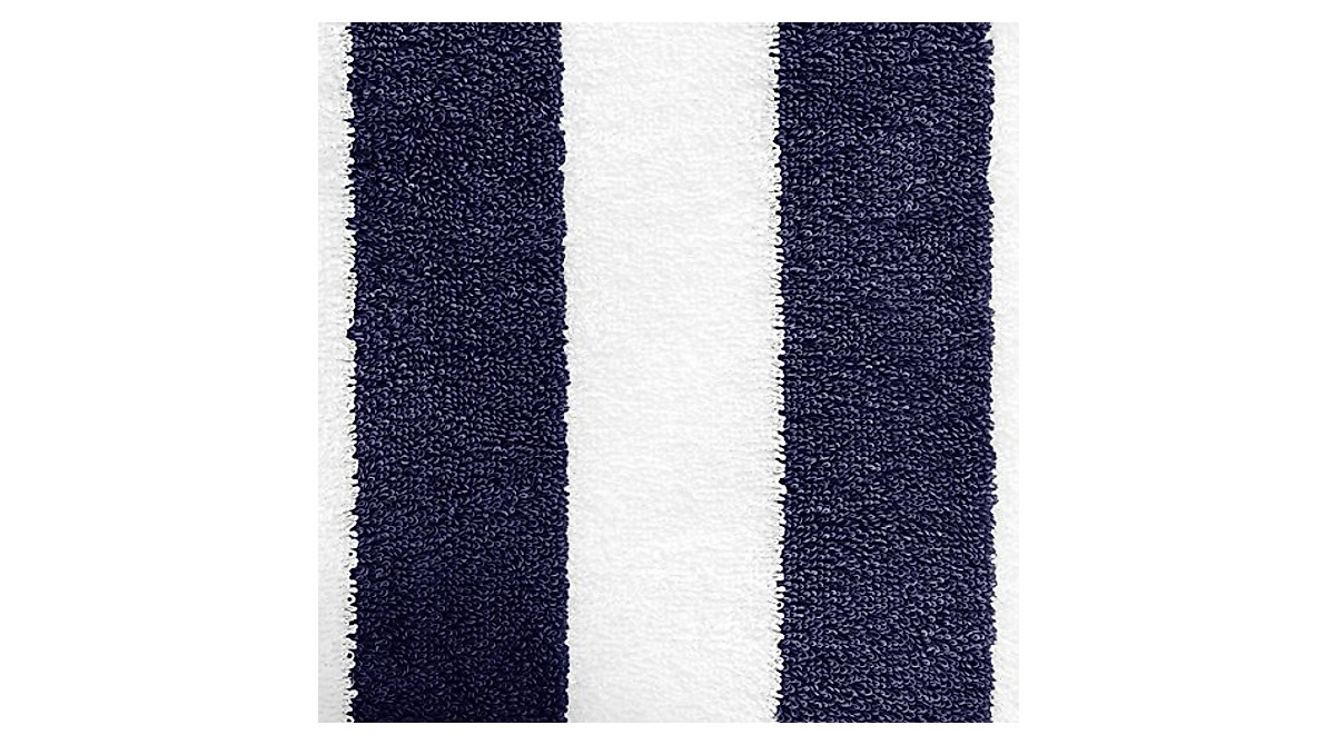 Amazon Basics Navy Blue Beach Towels - 2-Pack, Large & Absorbent