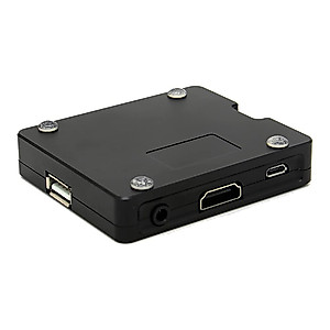 Geekworm Aluminum Case for Raspberry Pi 3A+, CNC Ultra-Thin Aluminum Alloy Metal Heatsink Case Compatible with Raspberry Pi 3 Model A+(Plus)/Raspberry Pi Model A+