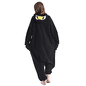 Adult Penguin Pajamas One Piece Halloween Christmas Cosplay penguin Costume Animal Homewear Sleepwear For Women Men