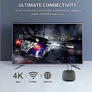 X88 PRO T 5G Android 10.0 TV Box 2GB RAM 16GB ROM Allwinner H313 Quad-Core 64bit with Dual-WiFi 2.4G/5.8 GHz Ultra HD 6K H.265 WiFi Home TV Box