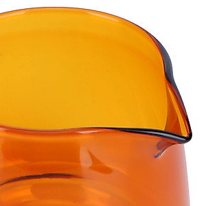 Glass Cup, High Borosilicate Glass Coffee Mug Practical Heat Insulation for Drinkware for Coffee Accessories(amber)