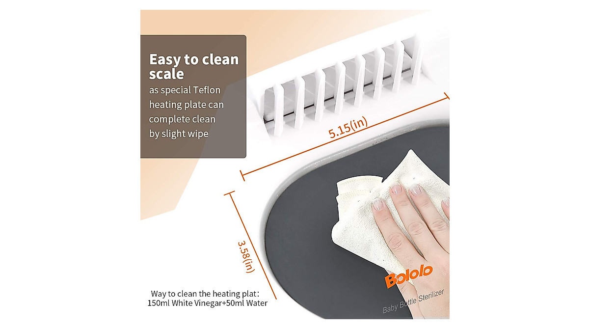 Bololo Baby Bottle Sterilizer - Fast & Efficient Cleaning