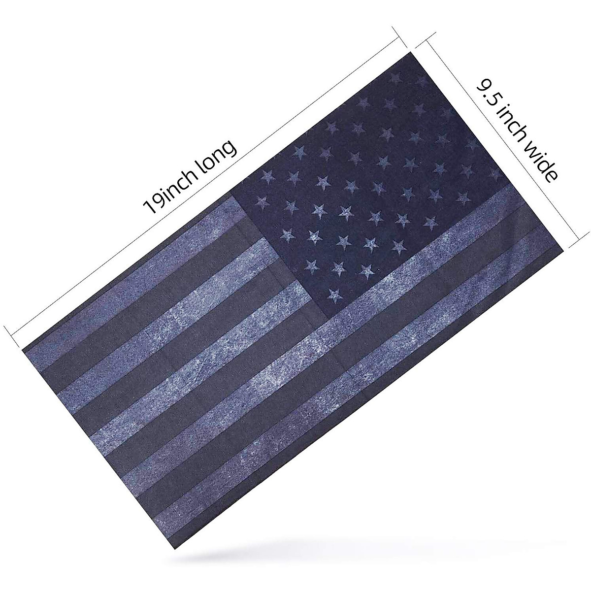 ZeeDix 5 Pcs Neck Gaiter Bandana Face Mask- Microfiber Multifunctional Seamless Headwear Face Cover Head Wrap UV Protection Face Neck Gaiter for Riding, Snowboarding, Balaclava, Hiking, Fishing