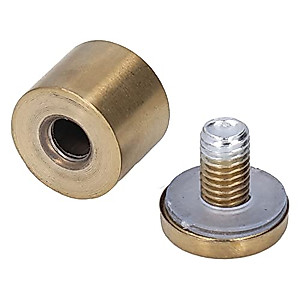 Wall Standoff Mounts, 12 Sets Stable and Reliable Advertising Screws Kit with Expansion Tubes for Photo Frame Hanging for Glass Mounting