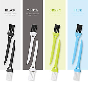 MYUBWTF 8 Pack Electric Shaver Cleaner, Mini Nylon Bristles Electric Razor Duster Cleaner Brush, Multi-Colored Clipper Brush Cleaner