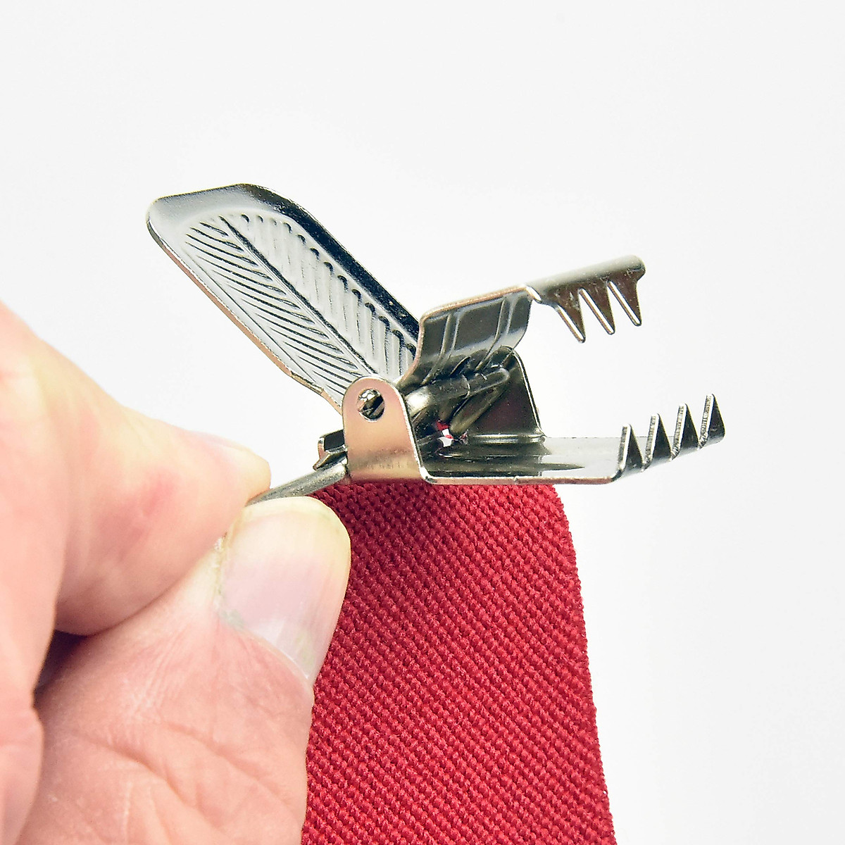 Hold’Em Suspenders for men Heavy Duty for Big and Tall-White-2X