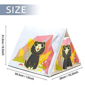 Y-DSIWX Guinea Pig Hideout Cozy Hamster House Cave for Bunny Chinchilla Hedgehog Small Animal Cat Cute