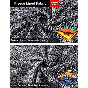 Liberty Imports 2 Pack Mens Zip Up Hoodies, Fleece Thermal Performance Tech Training Jackets, Lightweight Running Sweatshirts with Zipper Pockets (X-Large, 2-Pack: Gray/Navy)