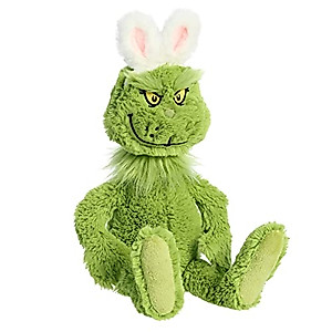 Aurora® Whimsical Dr. Seuss™ Bunny Grinch Stuffed Animal - Magical Storytelling - Literary Inspiration - Green 14 Inches