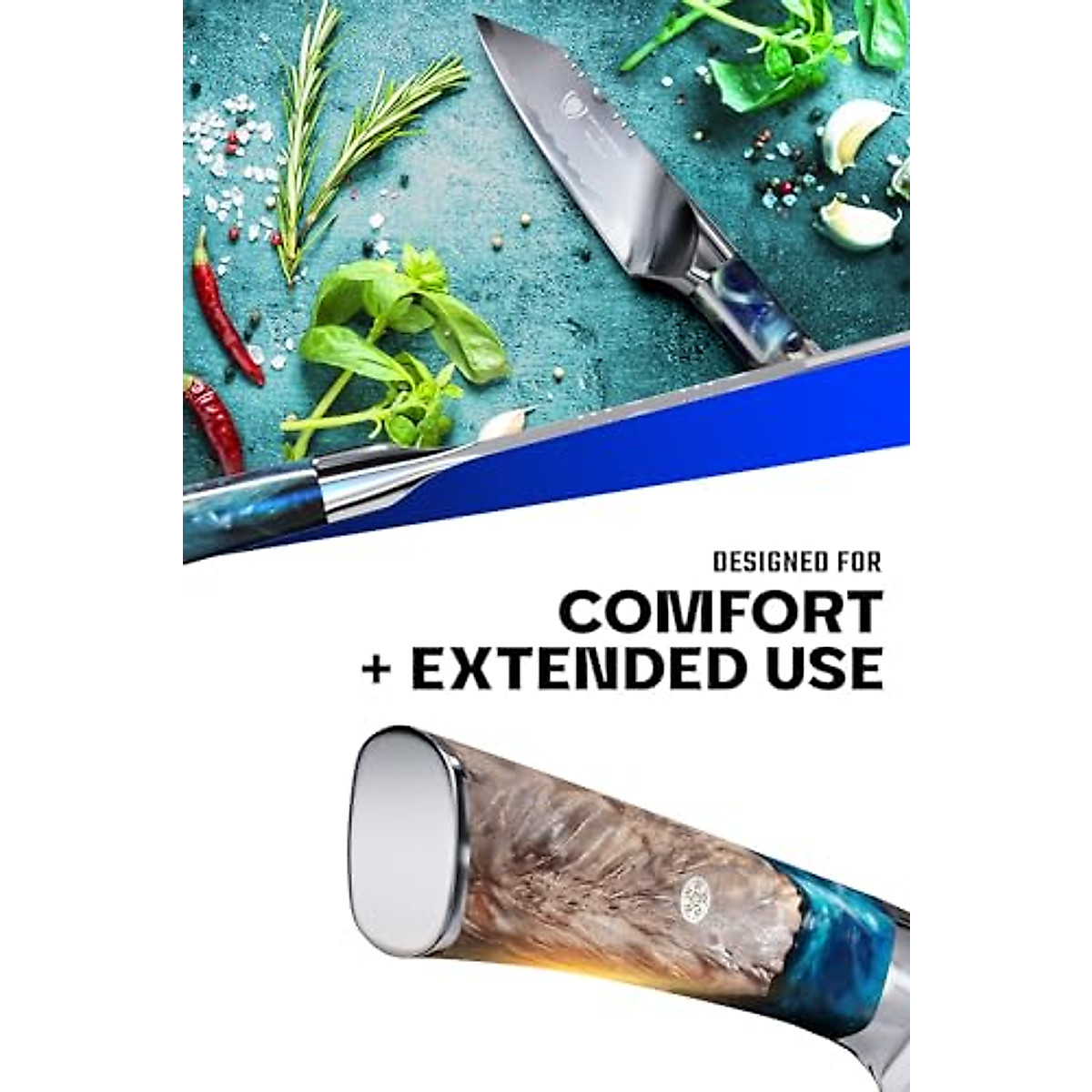 Dalstrong Paring Knife - 4 inch - Valhalla Series - 9CR18MOV HC Steel - Celestial Resin & Wood Handle - Professional Kitchen Knife - Razor Sharp - w/Leather Sheath