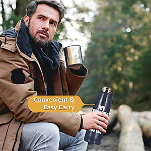 RHONGE Gifts For Dad from Son, Bullet Tumbler Birthday Gifts For Father, Dad Bullet Tumblers 17 Oz, Funny Present Birthday Fathers Day Gift From Son, Papa Insulated Cup