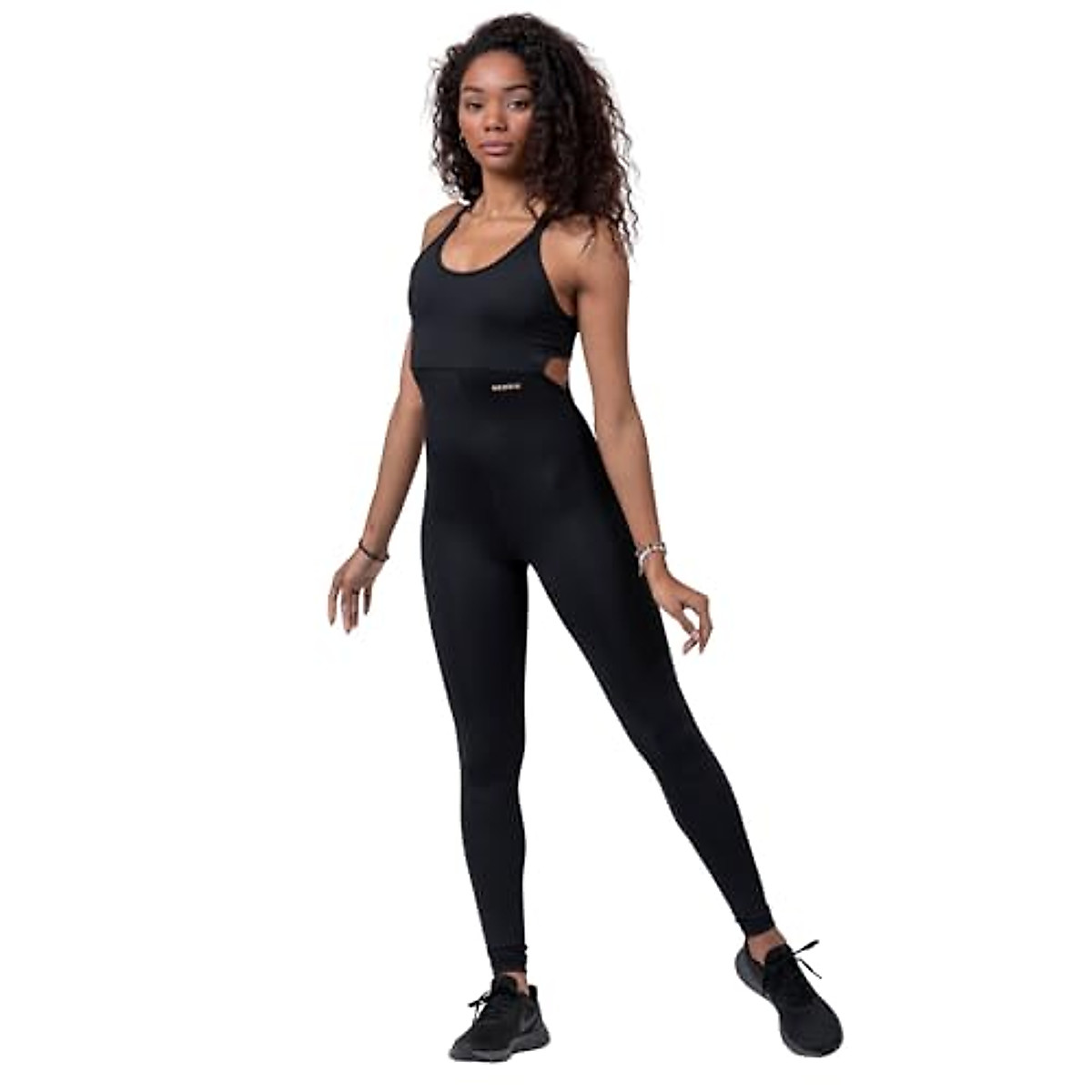 NEBBIA Intense Golden Overall 595 (Medium, Black)