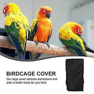 POPETPOP Bird Cage Covers for Night - Birdcage Cover Parrot Cage Cover Breathable Washable Birds Cage Cover Protector Pet Cage Cover Parakeet Cage Cover