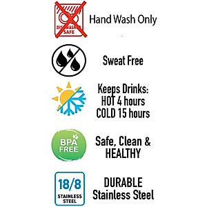 AVITO Personalized Gymnastics Gift - Stainless Steel - 18 oz Tumbler with Water Bottle Lid & Attached Straw - Kids Tumbler - Gymnast Cup - Gift for Toddlers - Gymnastics