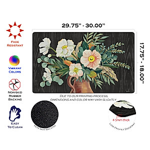 Toland Home Garden 800526 Rustic Bouquet Spring Door Mat 18x30 Inch Flower Outdoor Doormat for Entryway Indoor Entrance