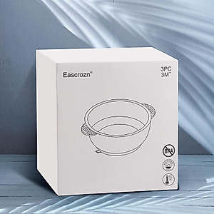 Eascrozn Baby Bowls with Suction, 3 Pack Baby Led Weaning Supplies, Soft Silicone Food Bowl for Babies Kids Toddlers, BPA Free, Microwave and Dishwasher Safe, Multicolor