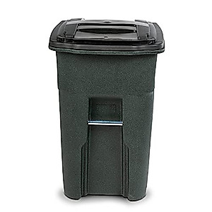 Toter 2-Wheel Trash Can with Lid - Greenstone, 48-Gallon, Model# ANA48-51406