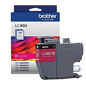 Brother Genuine LC402M Standard Yield Magenta Ink Cartridge