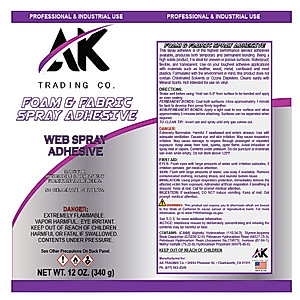 AK TRADING CO. High Acoustic Panels Studio Soundproofing Foam Wedge Tiles (Adhesive Spray)