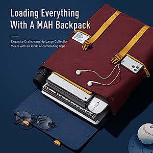 MAH Siro Backpack for Everyday Use, Women men, Brown