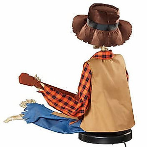 Animated Motion/Sound Activated Musical Multi-Lingual Banjo Skeletons Duo Halloween Fall Indoor Decor