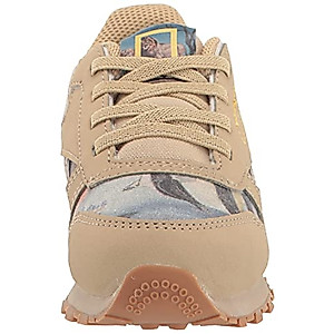 Reebok Baby Classic Leather Sneaker, National Geographic/Utility Beige/Soft Camel, 4 US Unisex Infant